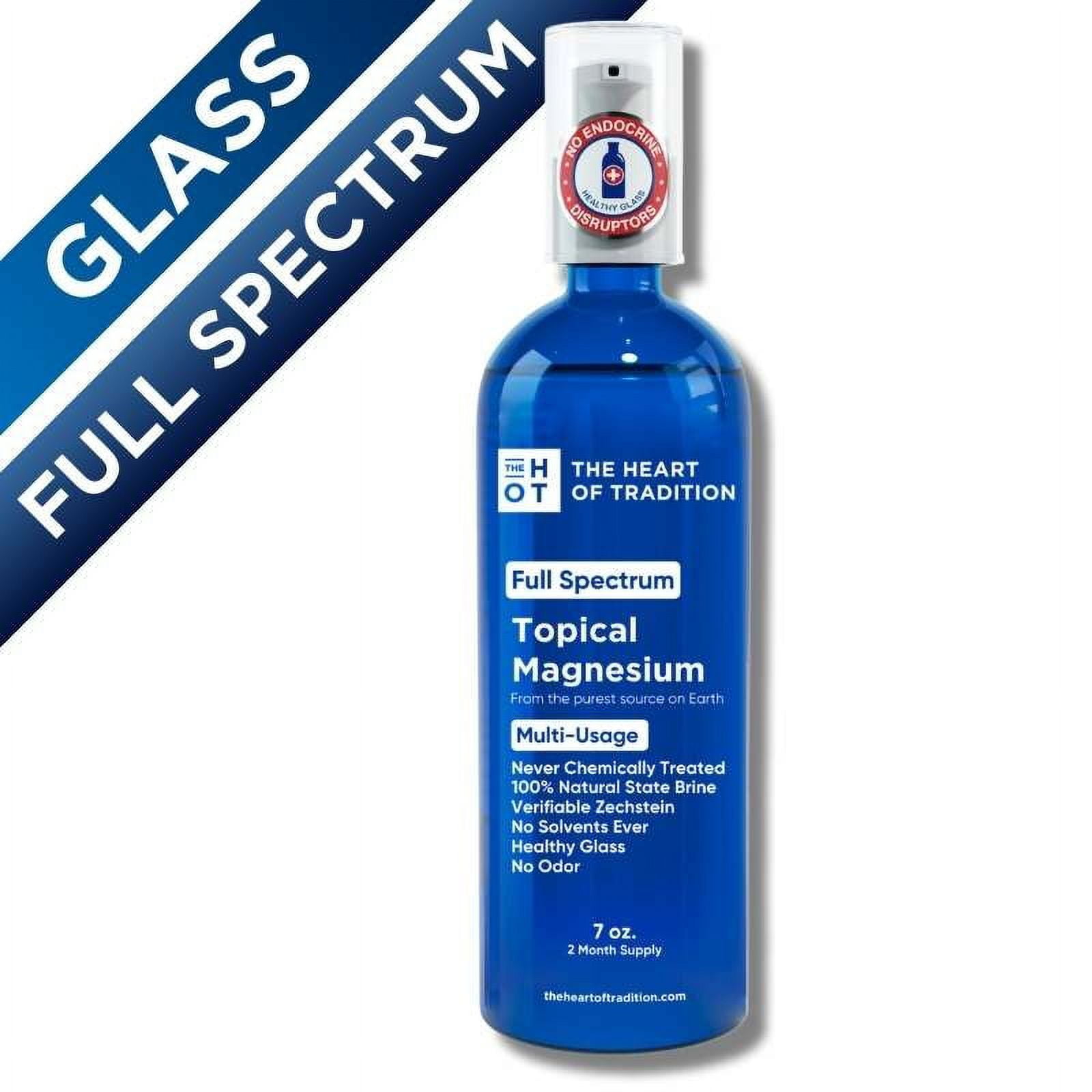 Heart of Tradition - Topical Magnesium Oil in GLASS with "Zechstein ...