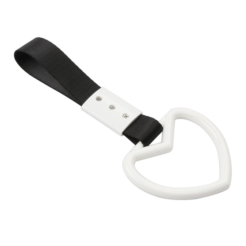 Heart Shaped Car Electrostatic Strap Decorative Hanging Ring Rear ...