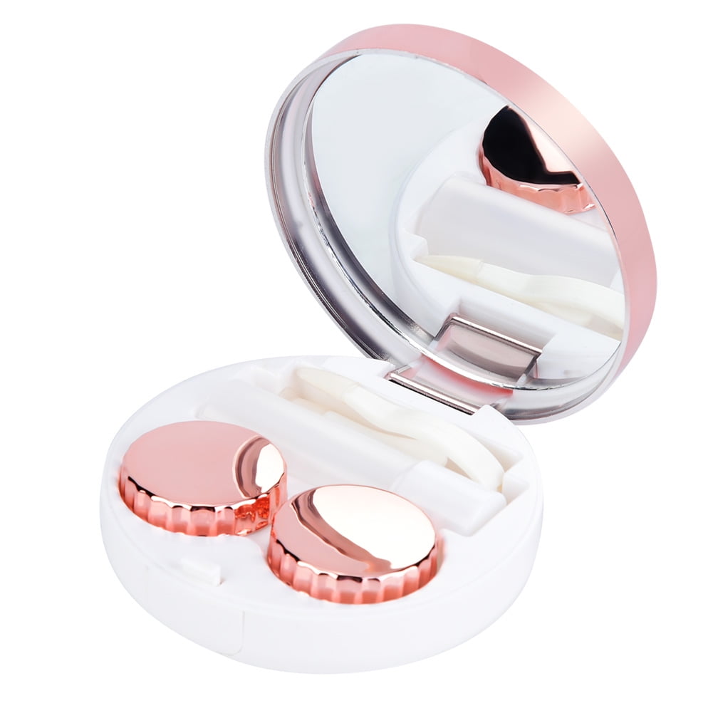 Heart-shaped Contact Lenses Storage Box Contact Lens Case Container ...