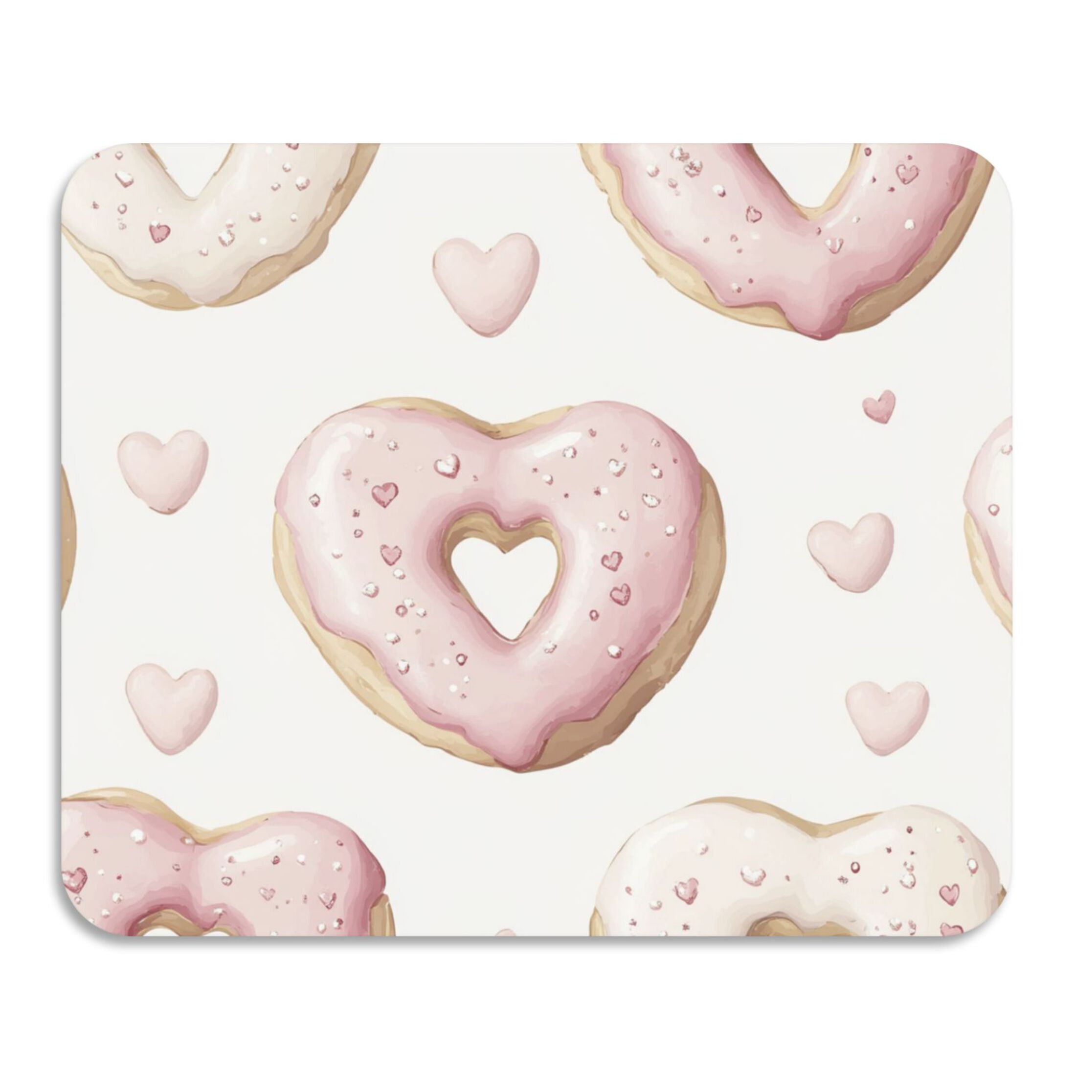 Heart-shaped Doughnuts Valentine Diatomite Dish Drying Mat Drain Pad ...