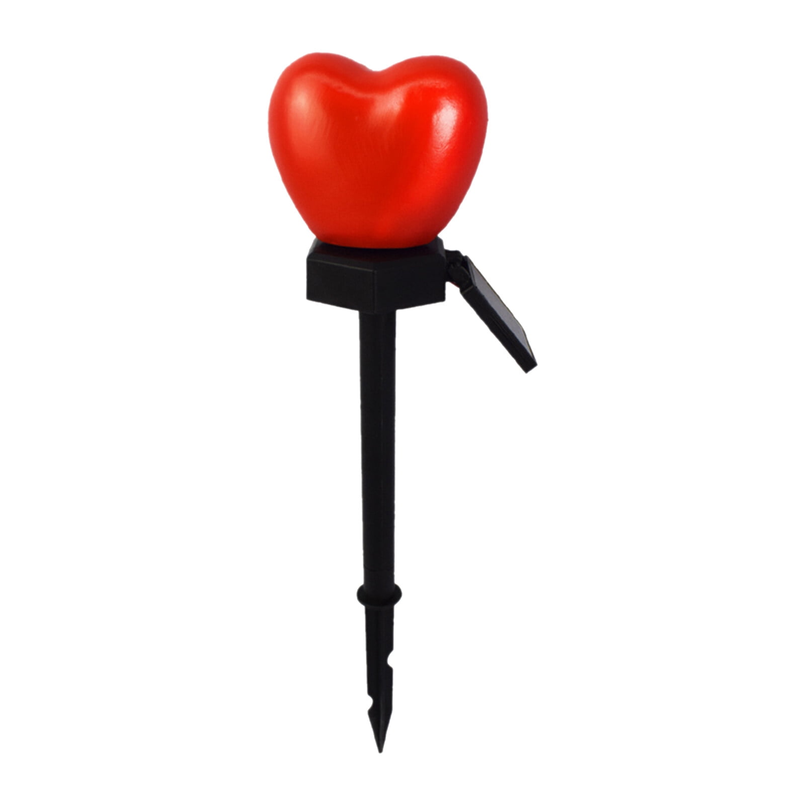 Heart-shaped LED Solar Lights Outdoor Garden Stake Lights Warm White ...