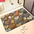 Heart-shaped Pebbles Door Mat - Walmart.com