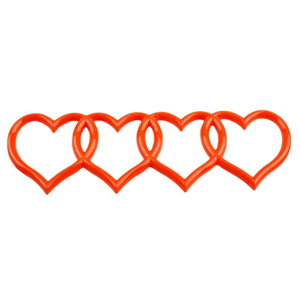 Heart-shaped Trk Tail Label Badge for Car Logo Dection H7V4 - Walmart.com