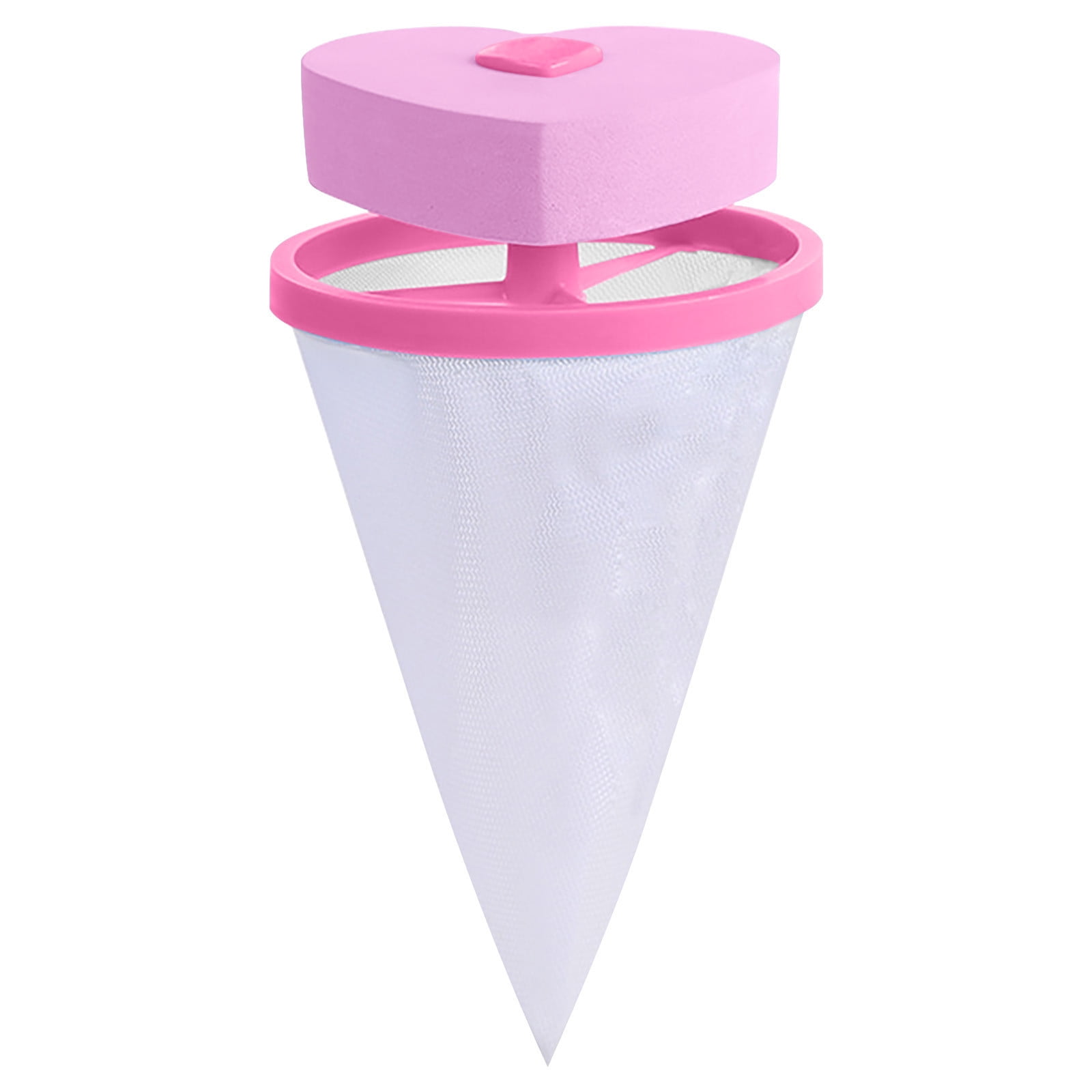 Heart-shaped Washing Machine Filter Mesh Bag, Debris Hair Roller Filter ...