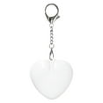 Heart-shaped touch light keychain, USB rechargeable keychain with LED ...