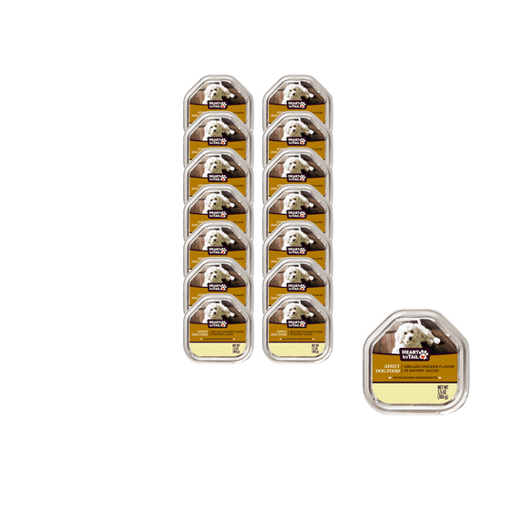 Heart to Tail Adult Dog Food, Grilled Chicken Flavor in Savory Juices ...