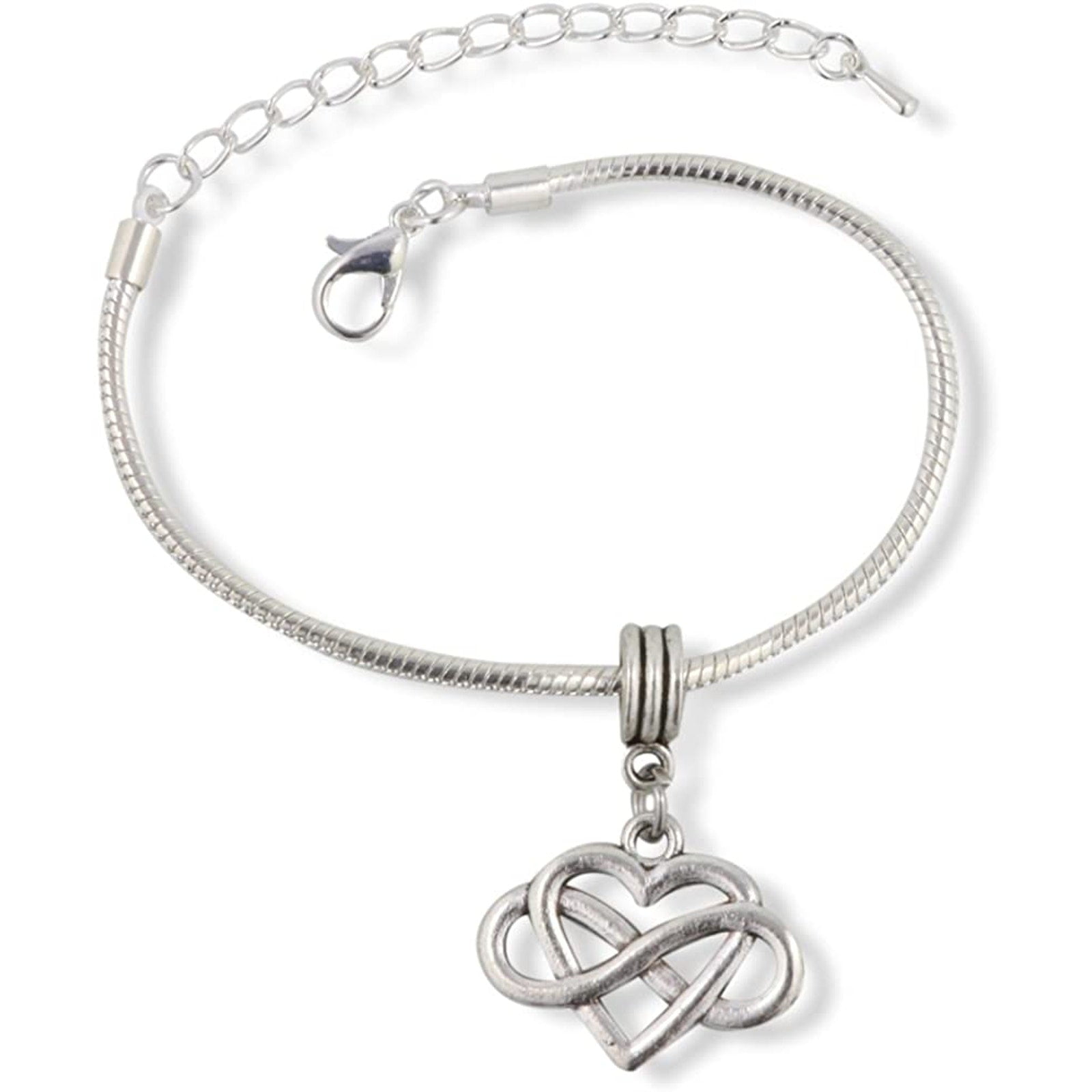 Heart with Infinity Bracelet - Infinity Heart Bracelet - Walmart.com