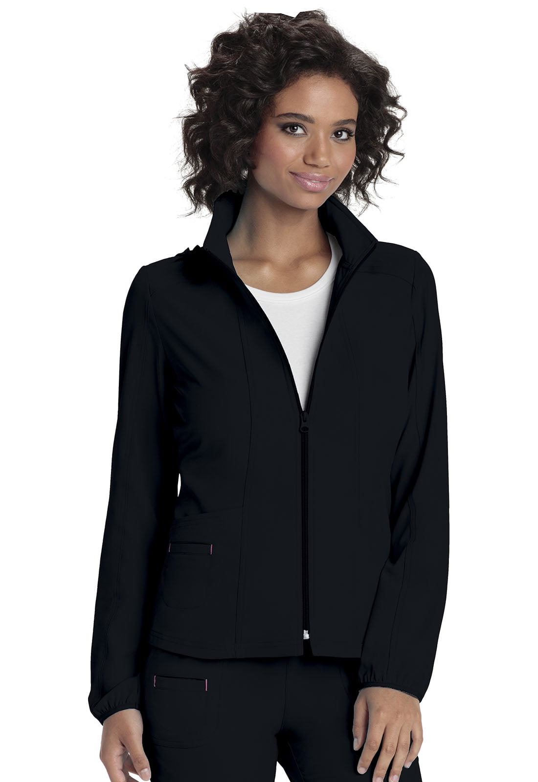 HeartSoul Break On Through Women Zip Front Warm Up Scrubs Jacket 20310 ...