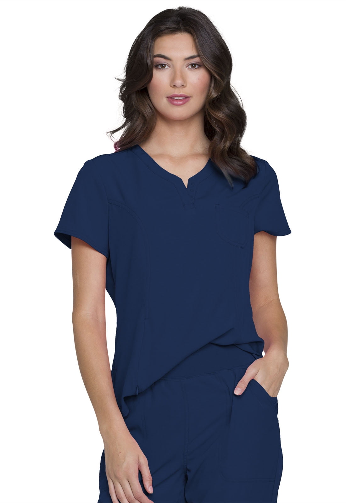HeartSoul Break On Through Women's Scrubs Top V-Neck HS710 - Walmart.com