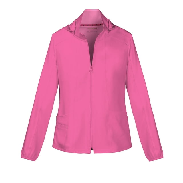HeartSoul Break On Through Women's Zip Front Warm Up Scrubs Jacket ...