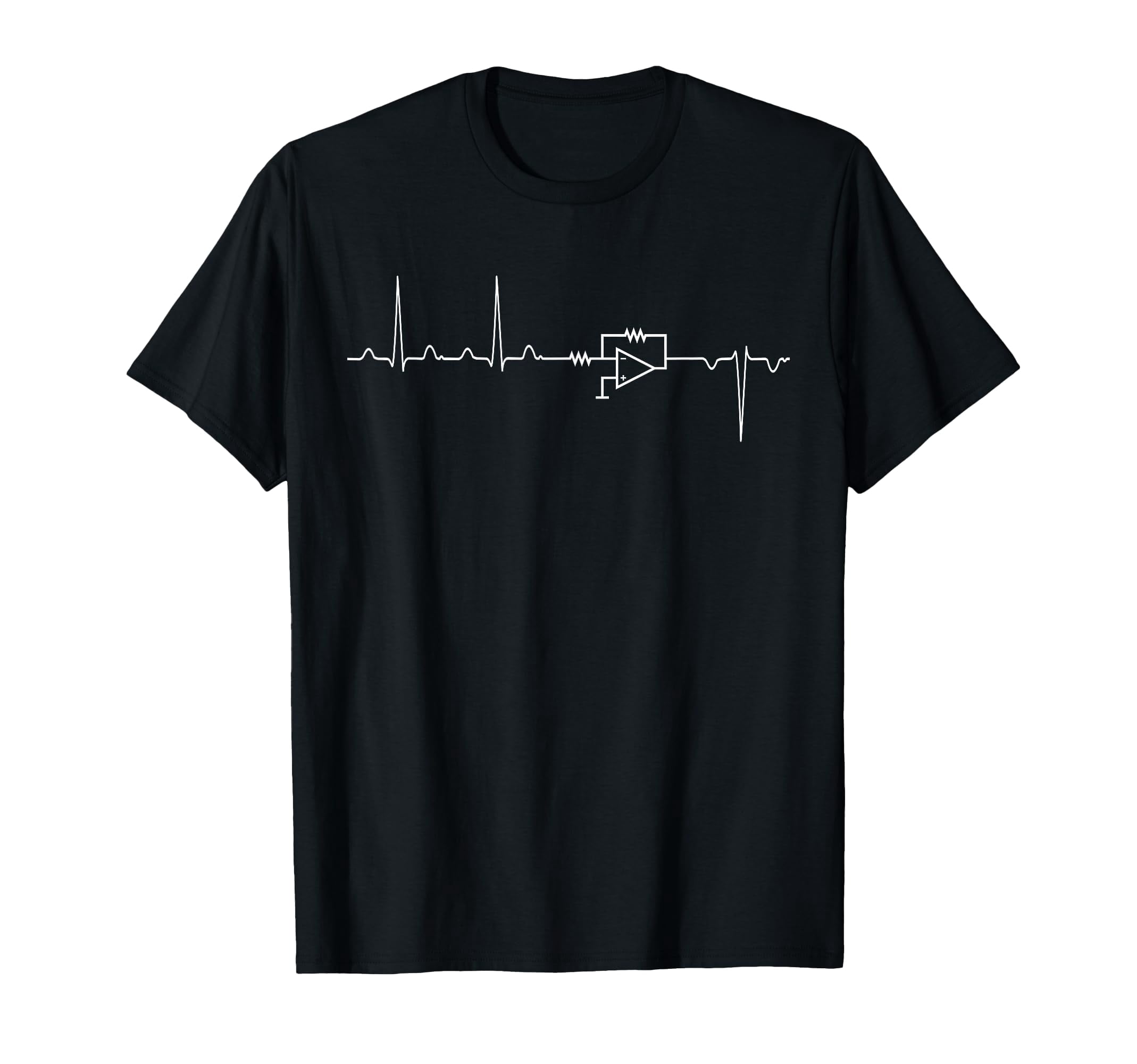 Heartbeat Design Electrical Engineering T-Shirt for Tech Enthusiasts ...