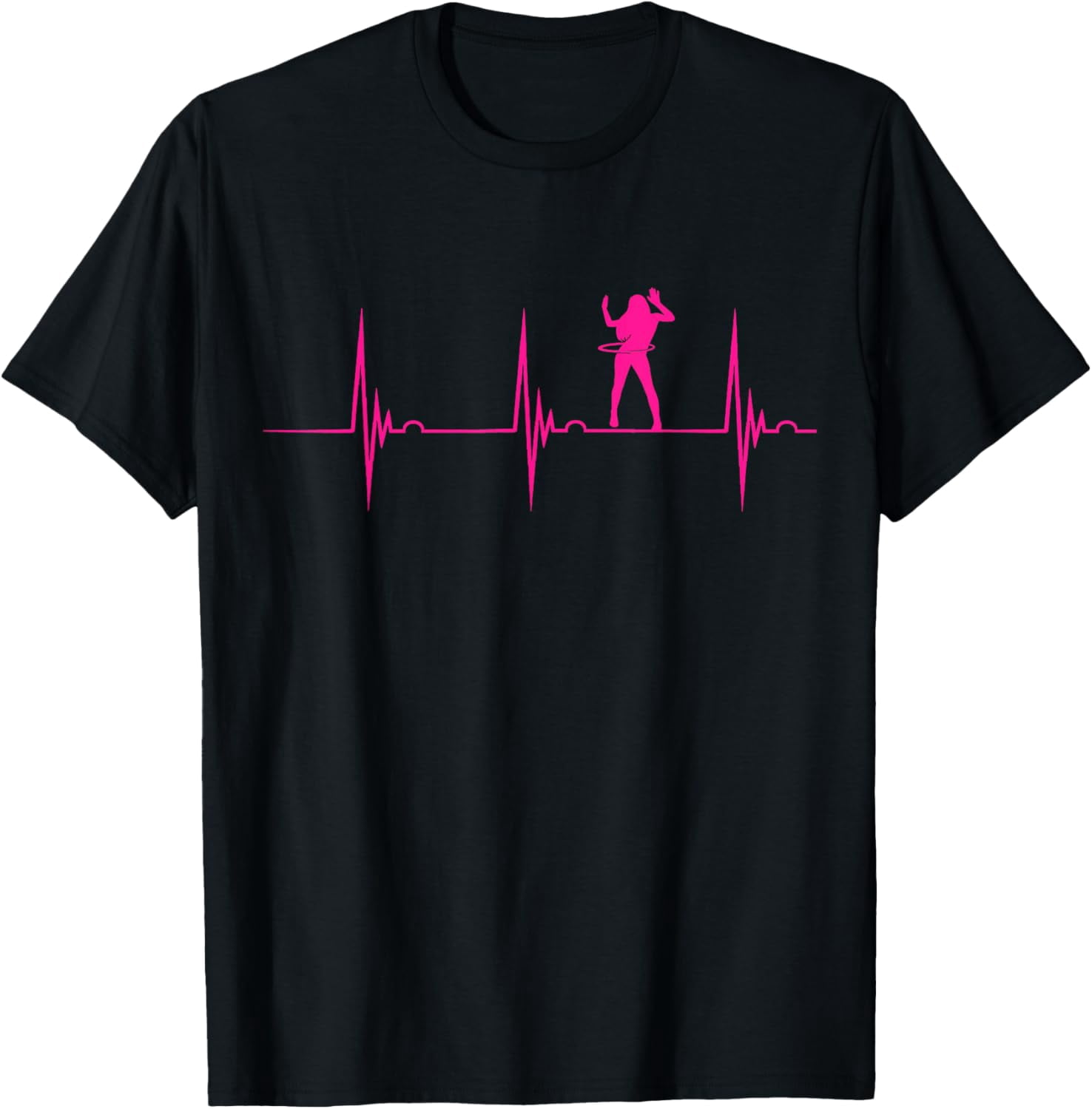 Heartbeat EKG Pulse Hula Hoop Dancing Hoop Dancer Hula Hoop T-Shirt ...