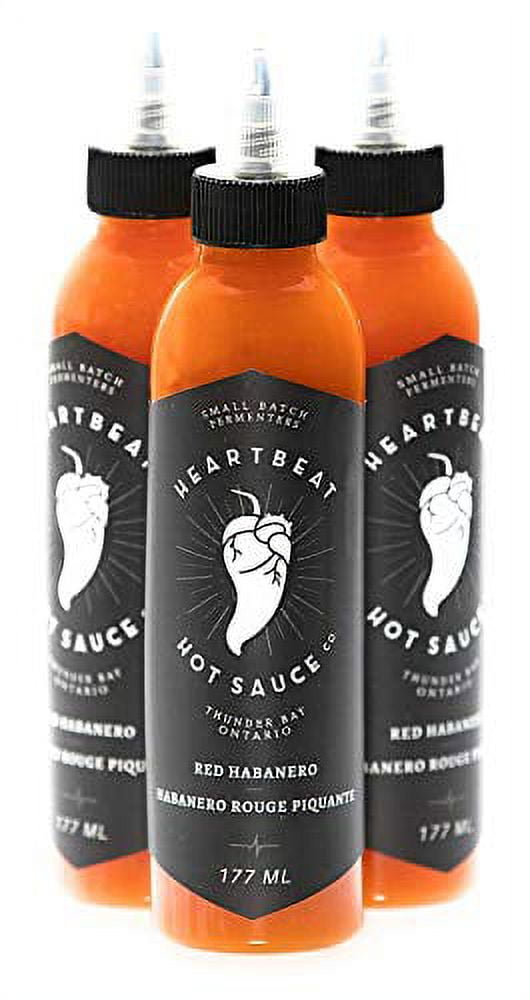 Heartbeat Hot Sauce-habanero (3 bottles) - Walmart.com