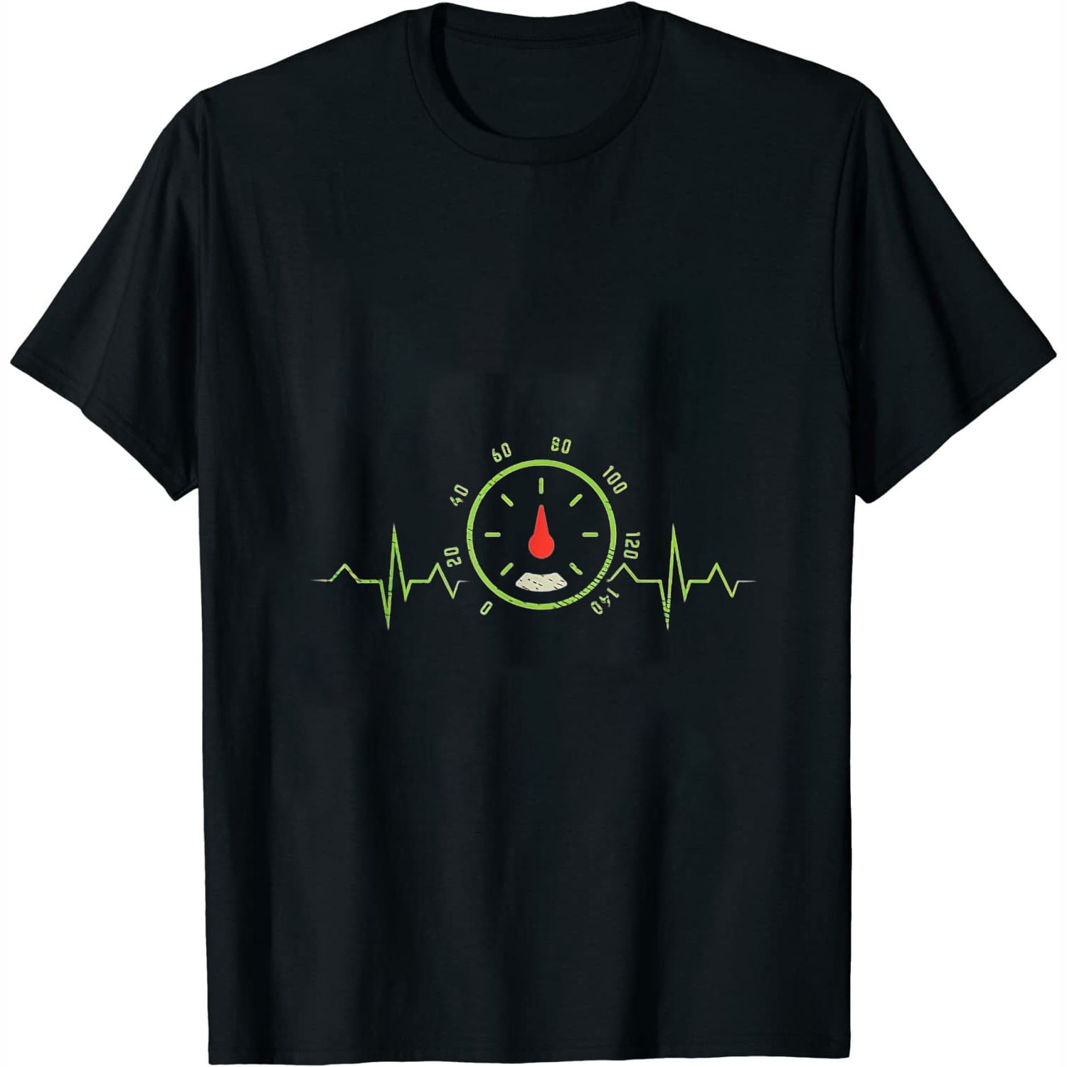 Heartbeat Pulse Car Speedometer I Engine I Racecar Womens T-Shirt Black ...