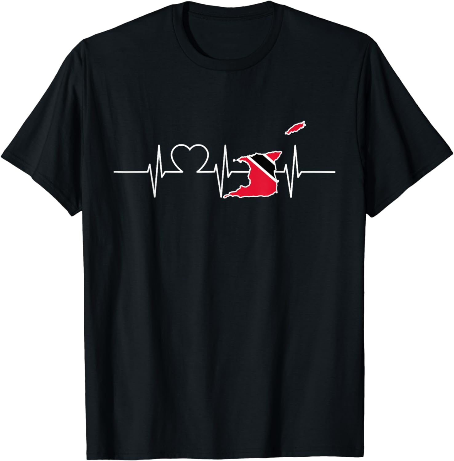 Heartbeat Vintage Flag Trinidad and Tobago T-Shirt - Walmart.com