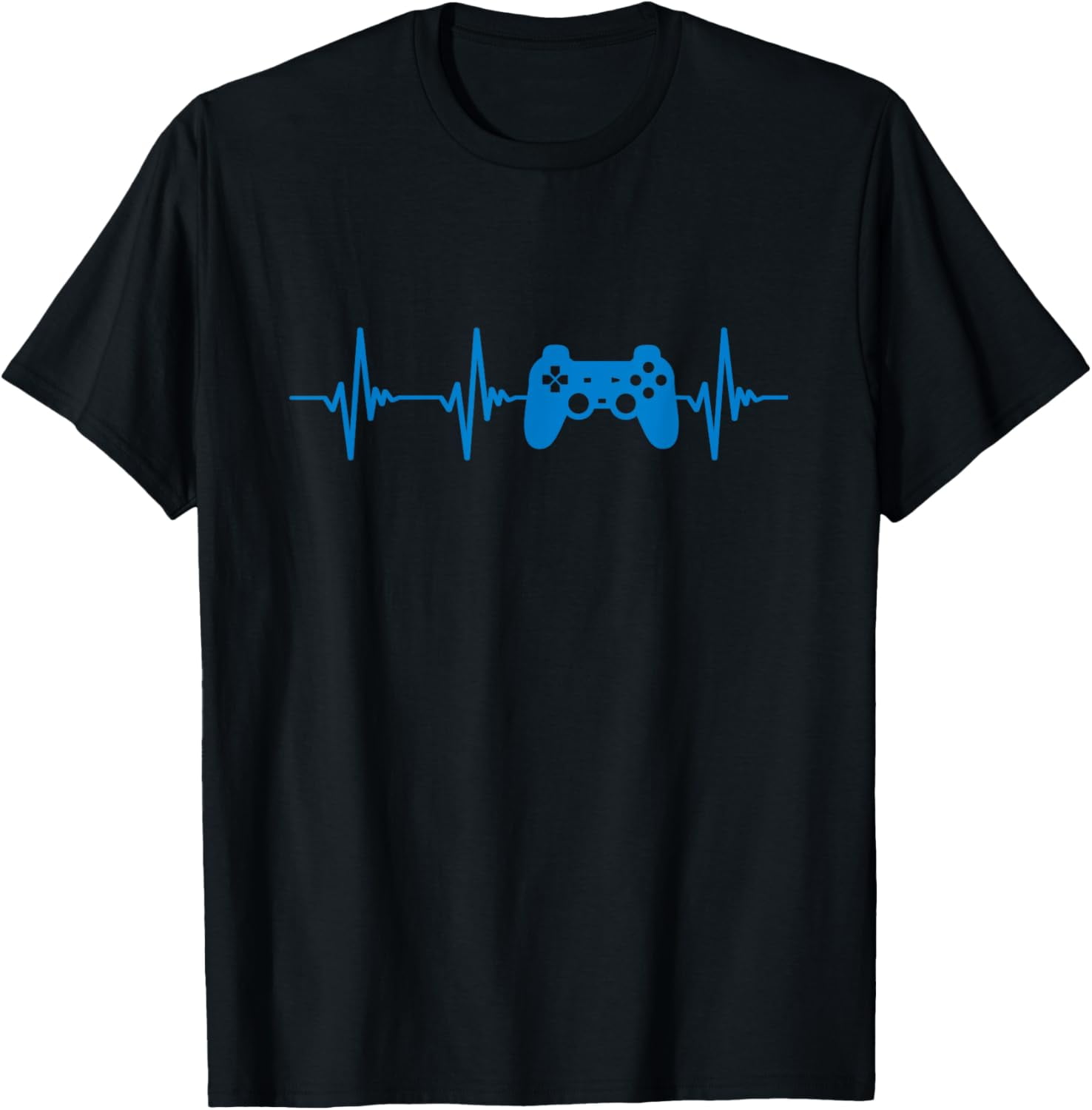 Heartbeat of a Gamer T-Shirt Video Games Console Controller T-Shirt ...