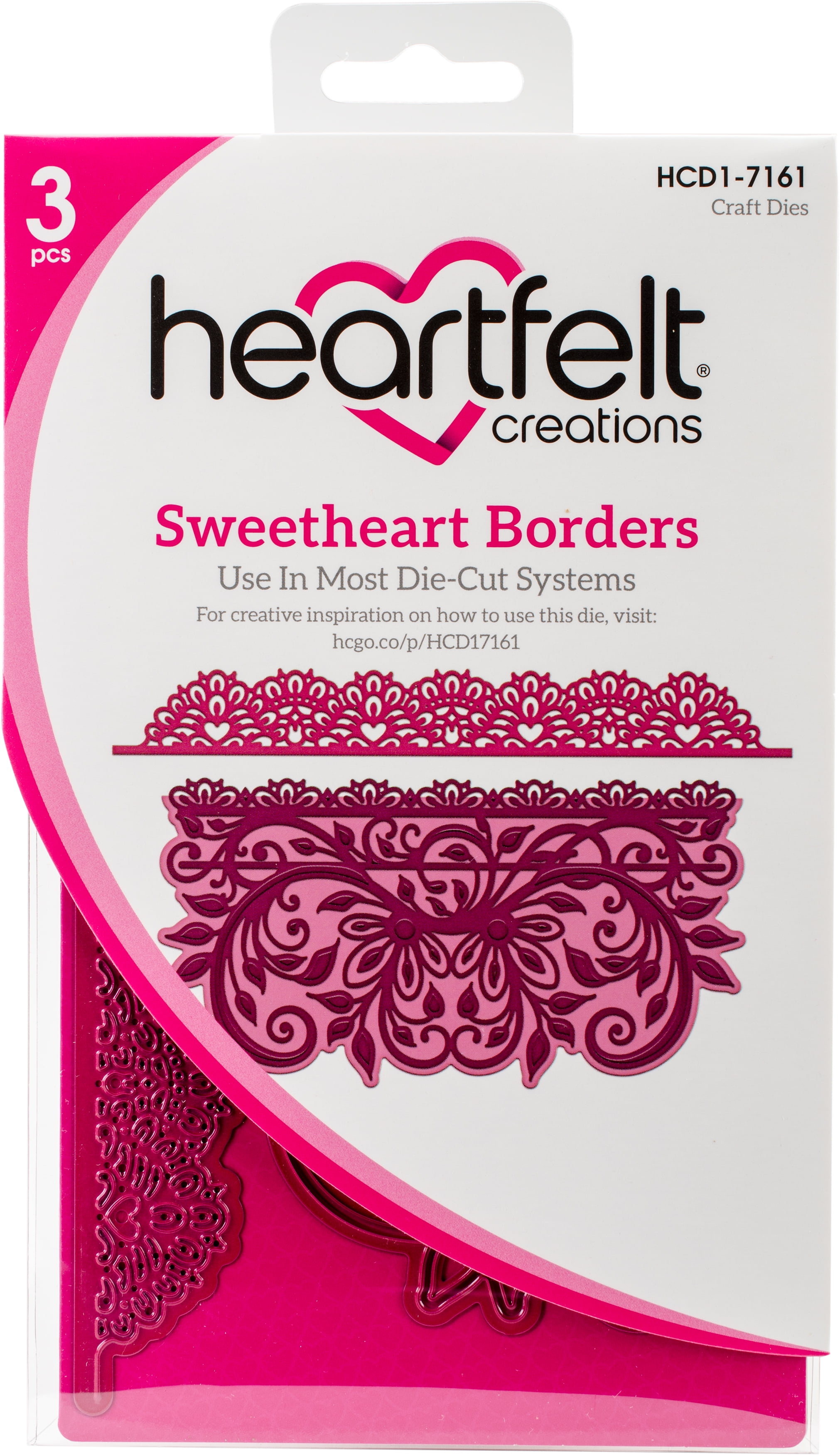 Heartfelt Creations Heartfelt Love-Sweetheart Borders - Walmart.com