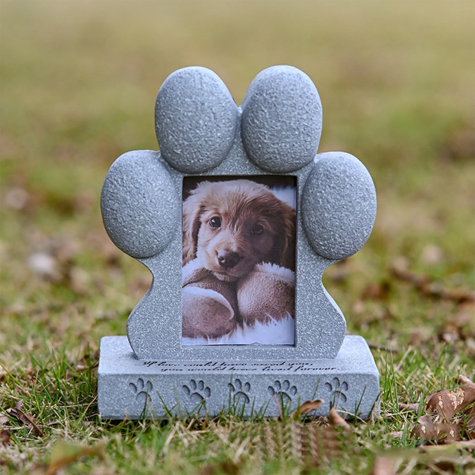 Heartfelt Dog Memorial Ornament - Elegant Resin Tribute for Pet ...
