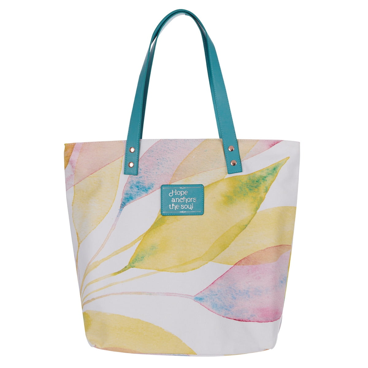 Heartfelt Fashion Canvas Tote Bag for Women: Hope Anchors the Soul ...