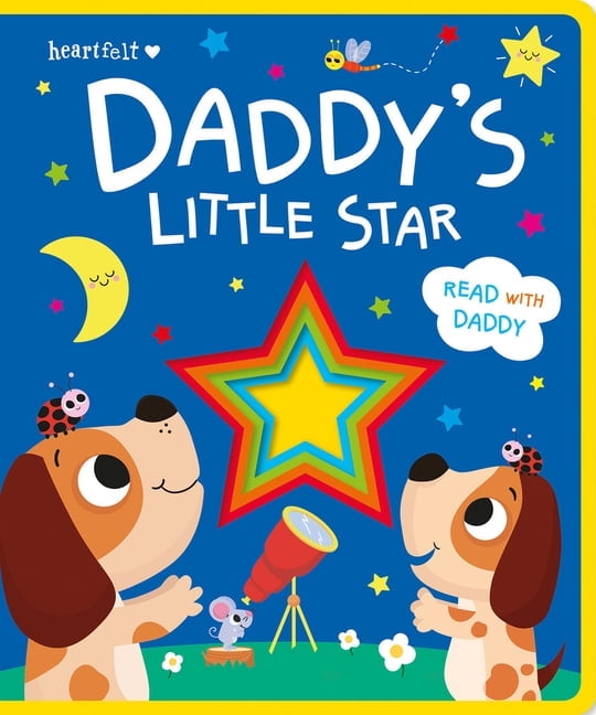 Heartfelt - Felt Board Book Daddy's Little Star, (Hardcover) - Walmart.com