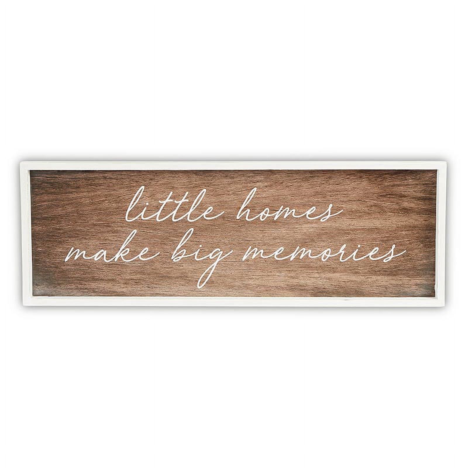 Heartfelt L6238 Dark Wood Sign - Little Homes - Walmart.com