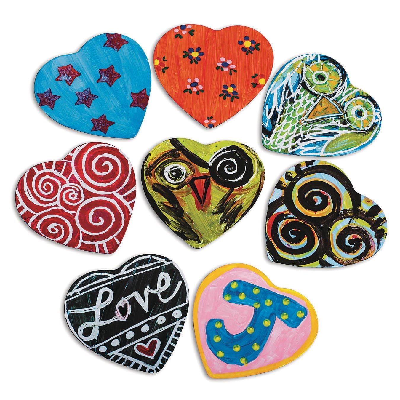 Heartfelt Magnets Craft Kit (Pack of 36) - Walmart.com