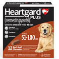 Heartgard Plus Chew for Dogs, 51-100 lbs, (Brown Box) - Walmart.com