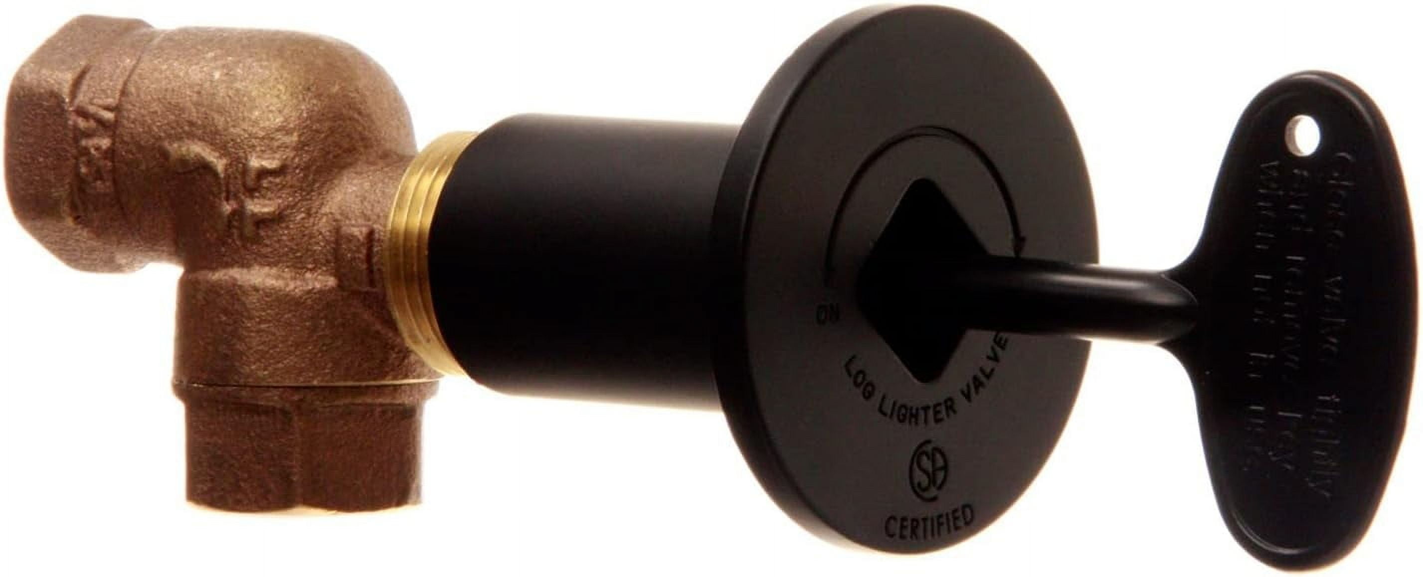 Hearth Products Controls HPC Fire 1/2-Inch Angled Gas Fire Pit Shut Off ...