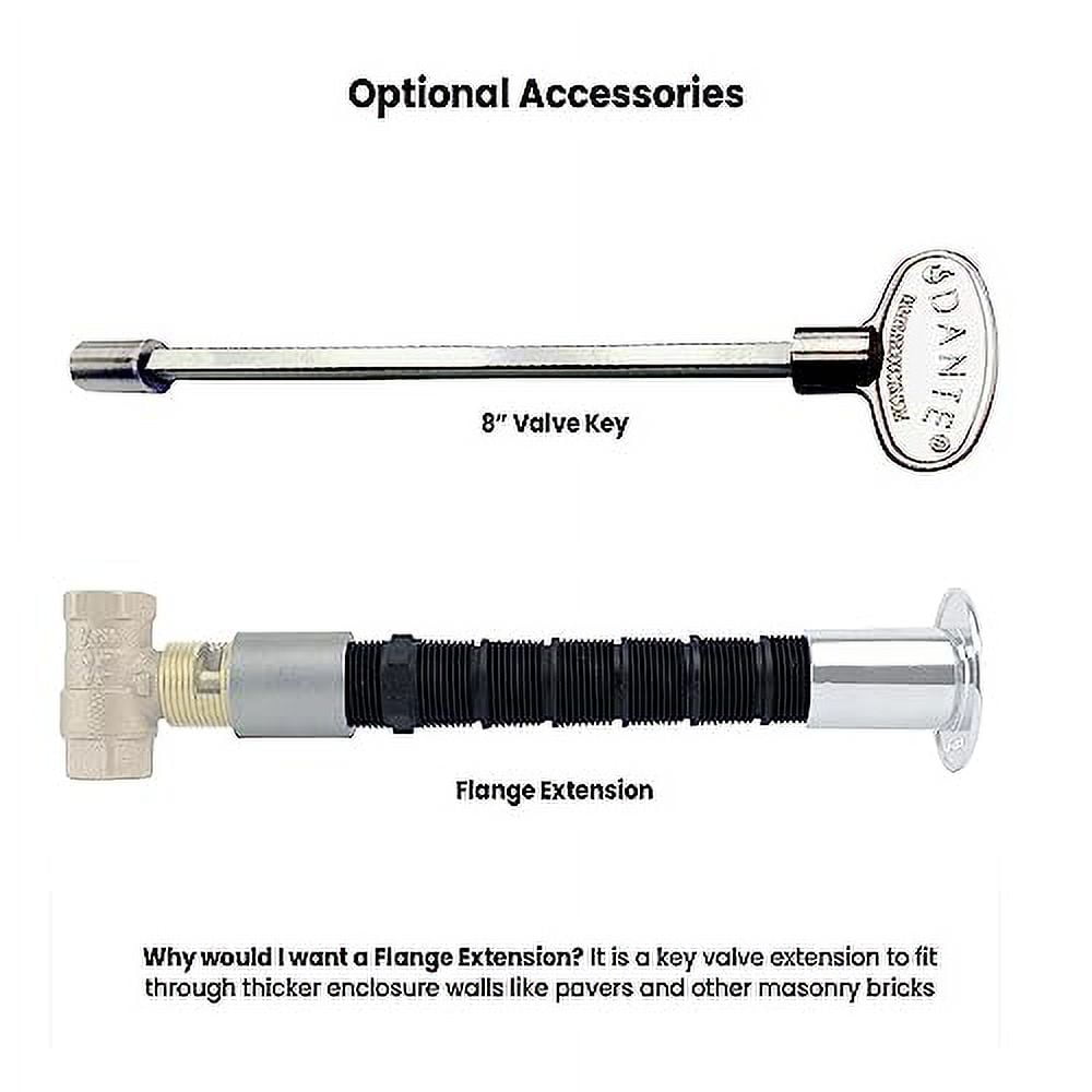 Hearth Products Controls HPC Fire 1/2-Inch Straight Gas Fire Pit Shut Off Valve Kit (MSBB ...