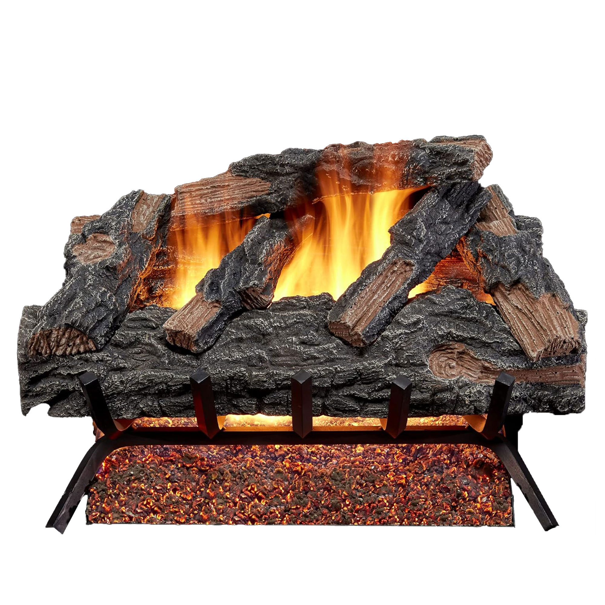 Empire 16 in. Ceramic Fiber Log Set - 4 Piece - Walmart.com