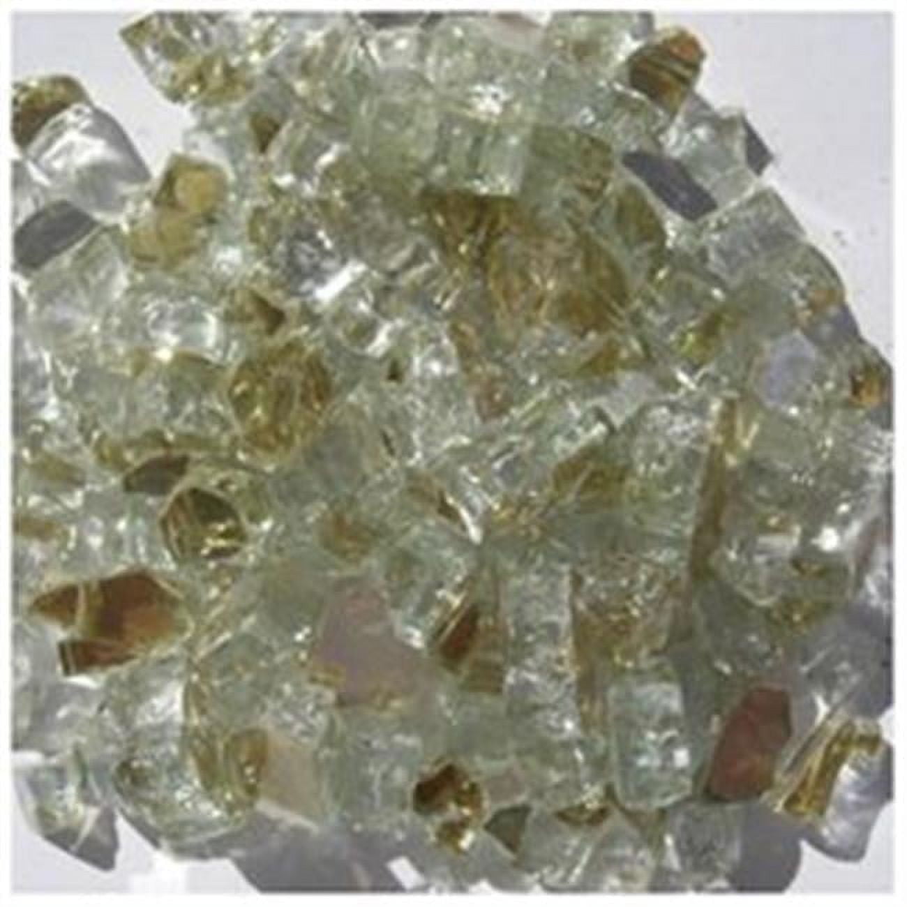 HearthDistribution Golden Reflective Arctic Flame Glass - 0.5in ...