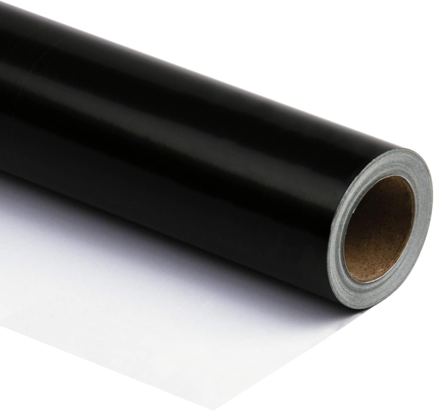 HearthHarmony Black Wrapping Paper Solid Color for Wedding, Birthday ...