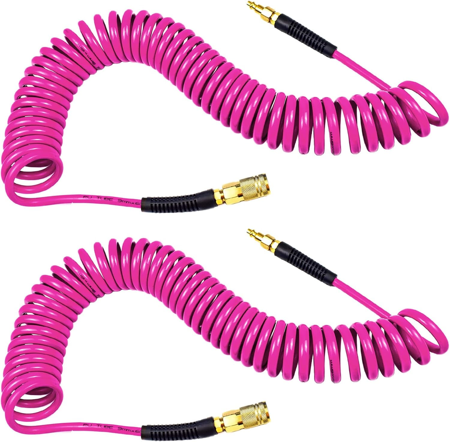 HearthHarmony Polyurethane Recoil Air Hose 1/4" Inner Diameter by 25 ...