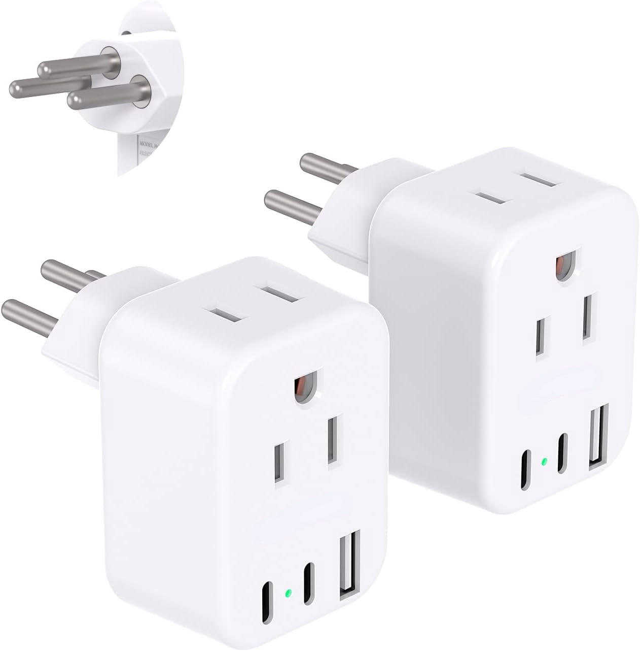 HearthHarmony Switzerland Travel Plug Adapter,Type J Power Adapter with ...