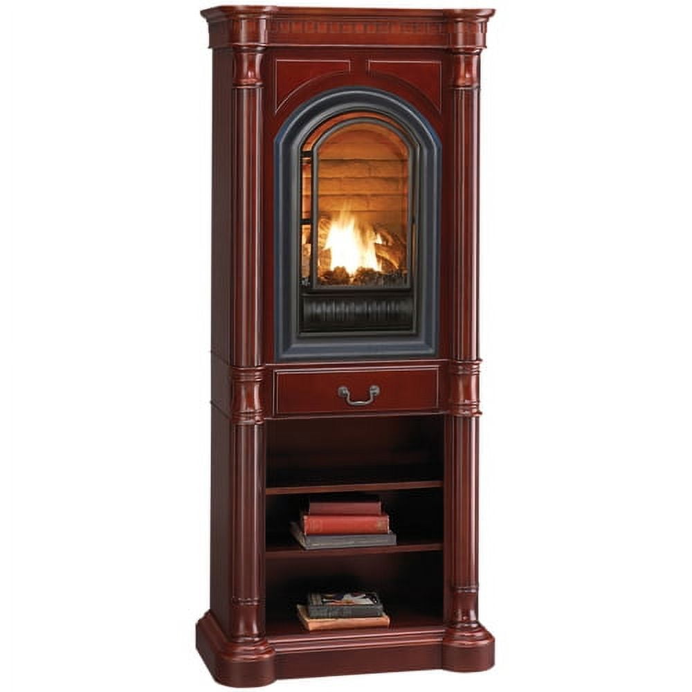 HearthSense Natural Gas Ventless Gas Tower Fireplace System - 20,000 ...