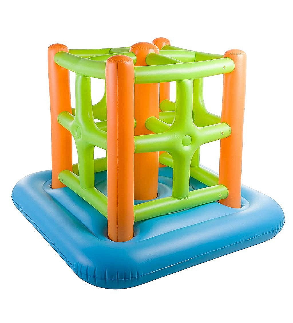 HearthSong 7Ft Kids' Giant Inflatable Bouncer, Jumping Fun, Toddler ...