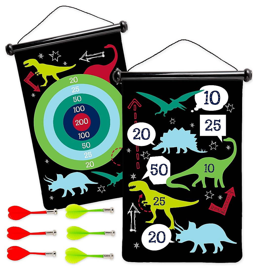 HearthSong - Double-Sided Magnetic Canvas Kids' Target Game for ...