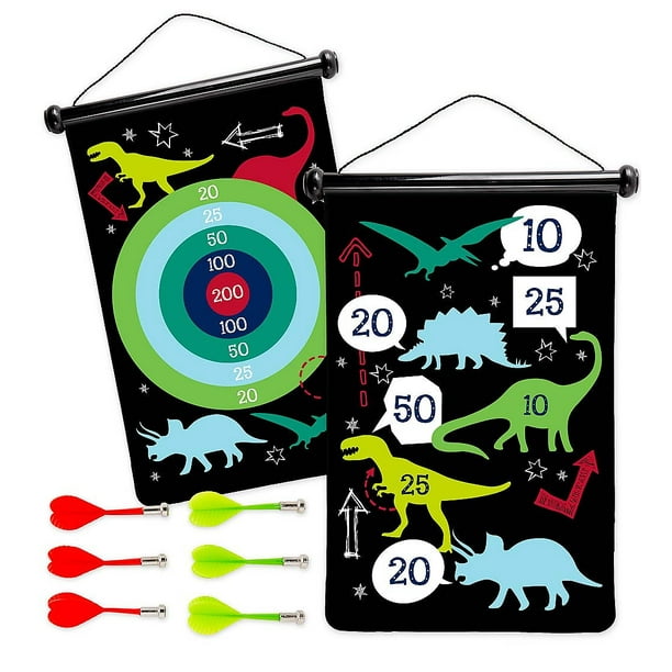 HearthSong - Double-Sided Magnetic Canvas Kids' Target Game for ...