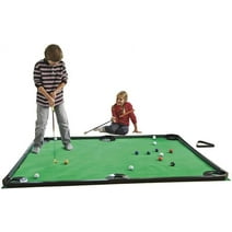 Club Champ Golfer's Putter Pool Game with 16 Billard Style Golf Balls ...