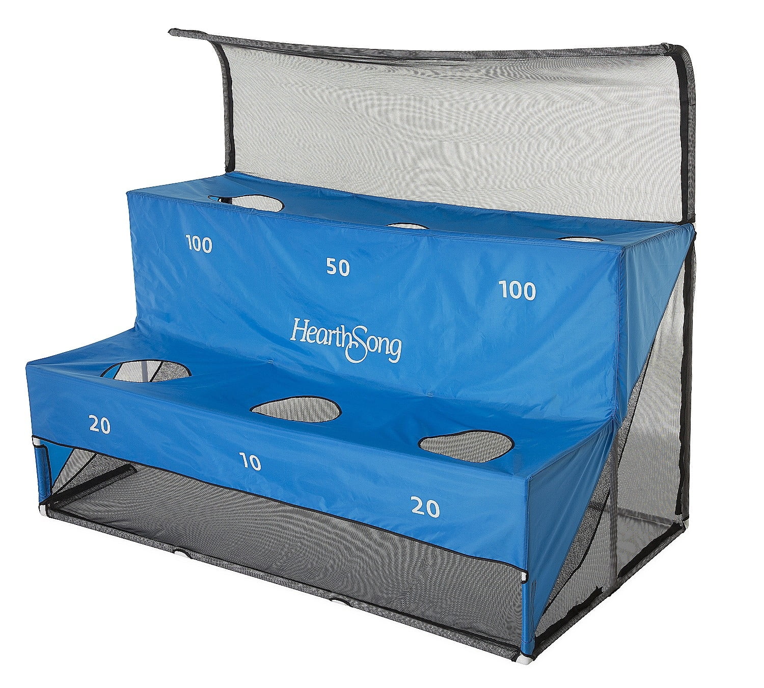 HearthSong Large Soccer Arcade Outdoor Active Game Set with Soccer Goal ...