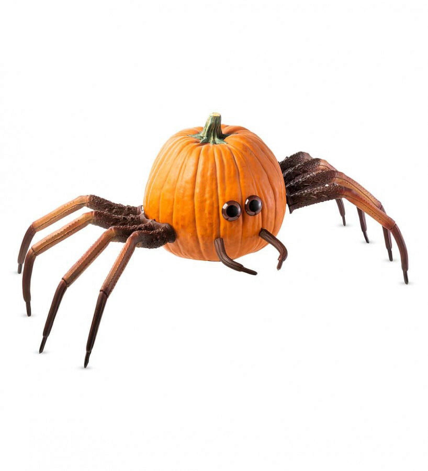 Halloween Spider Pumpkin Appendages, 6-Piece Set - Walmart.com