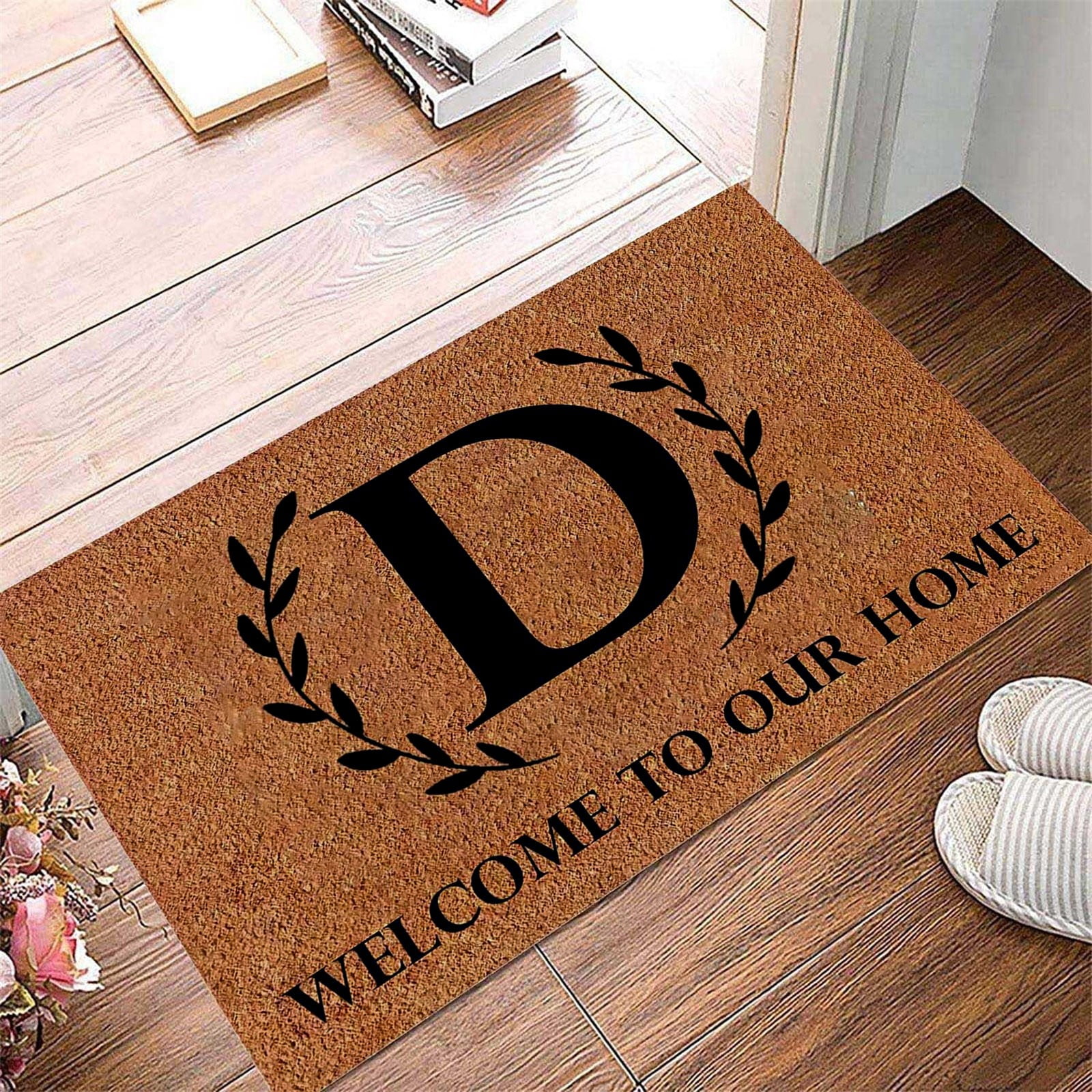 Hearthoom Alphabet Entry Rug Funny Welcome Mat Humor Saying Doormat ...