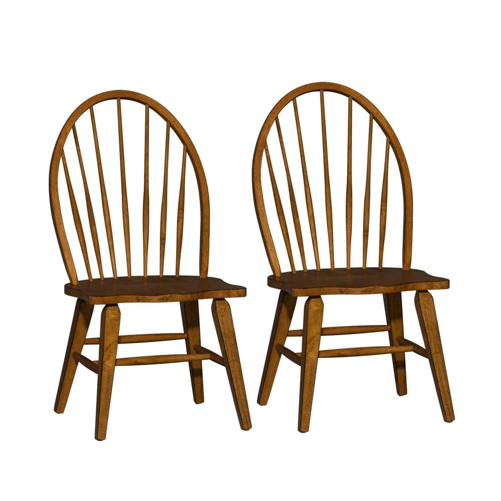 Hearthstone Ridge Rustic Windsor Back Dining Side Chair-Set of 2 ...