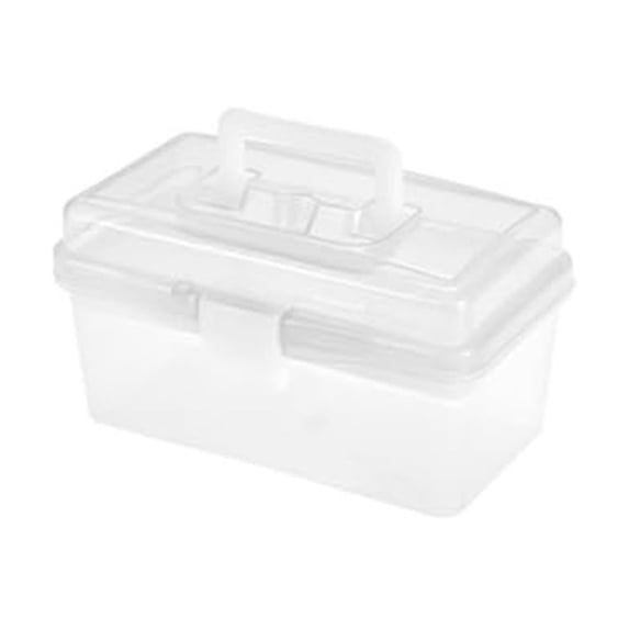 Hearthweave Portable Art Storage Box with Removable Tray – Multipurpose ...