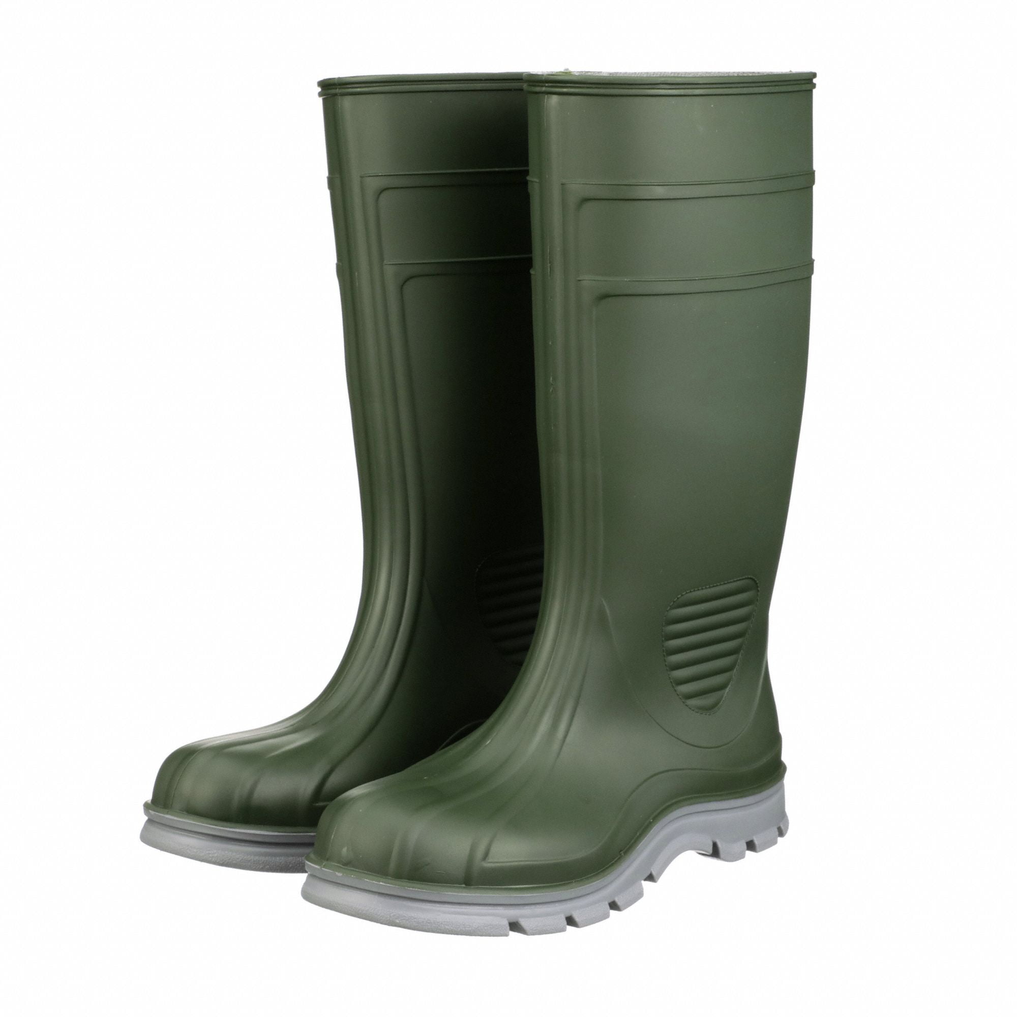 Heartland Footwear Rubber Boot,Men's,5,Knee,Green,PR 70657-05 - Walmart.com