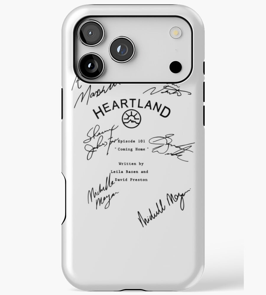 Heartland Script TV Show Logo H24046 Phone Case for iPhone 11 to 17 Pro ...