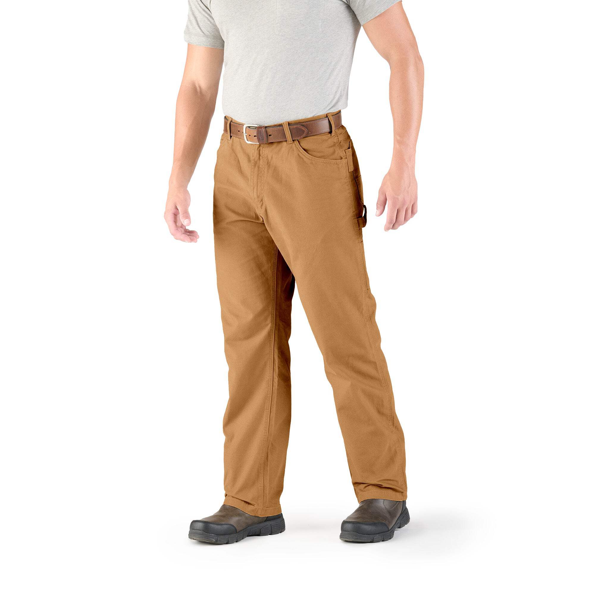 Heartland Washed Duck Relaxed Fit Carpenter Pant - Walmart.com