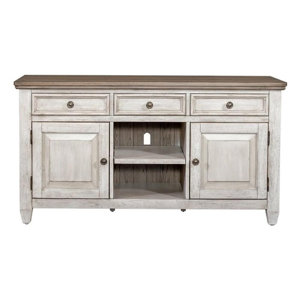Heartland White 56 Inch Tile TV Console - Walmart.com