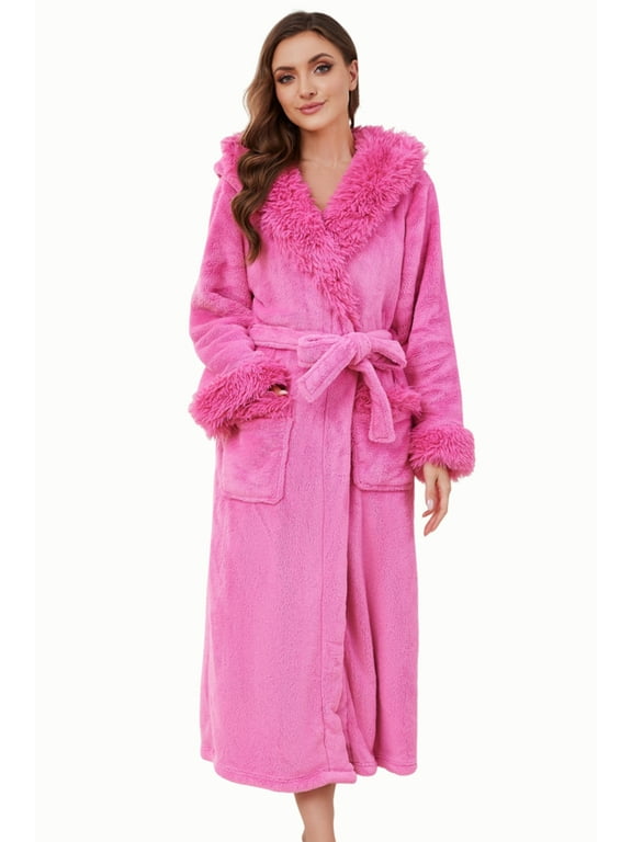 PAVILIA Premium Lightweight Womens Plush Soft Full Length House Robe ...