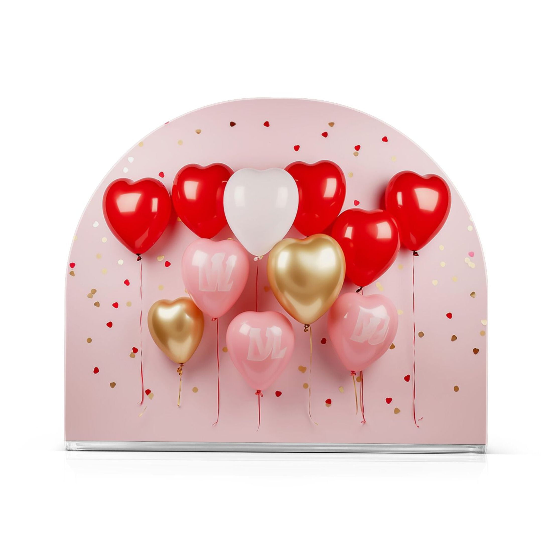 Hearts Balloons in Pink Napkin Holder for Table Clear Napkin Stand ...